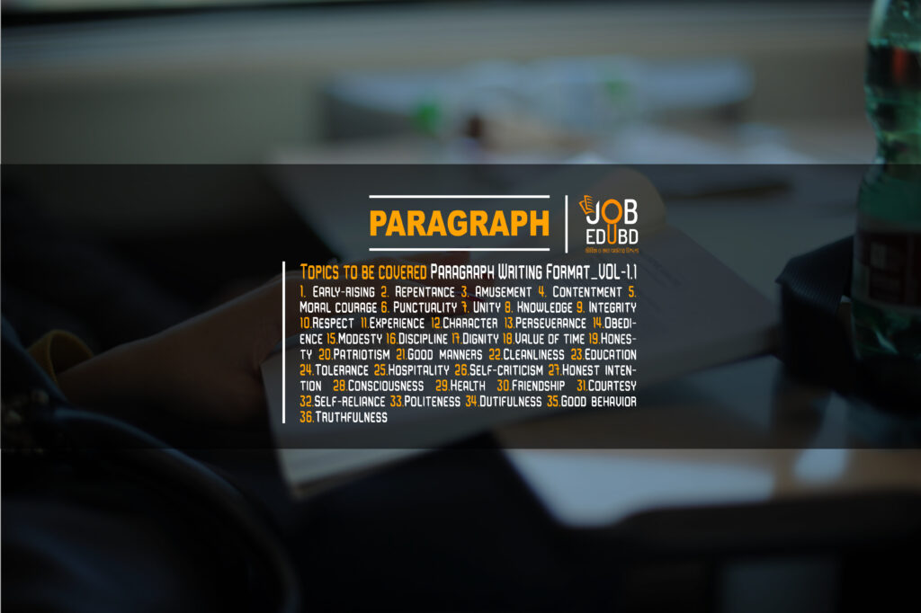 Punctuality Best English Paragraph Writing Format Vol-1.1